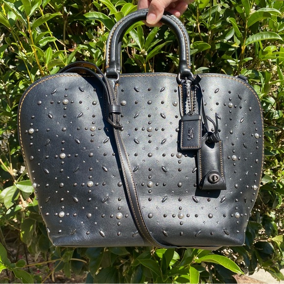 Coach | Bags | Coach Dakotah Satchel With Prairie Rivets 2163 | Poshmark